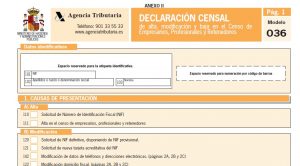 Descargar modelo 036 Hacienda - Modelos y Formularios